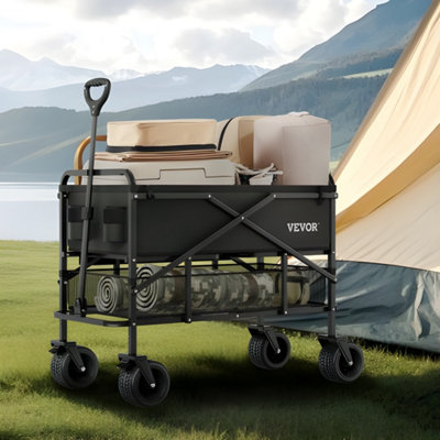 Vevor Double Decker Wagon Collapsible 400l Heavy Duty Folding with All ...