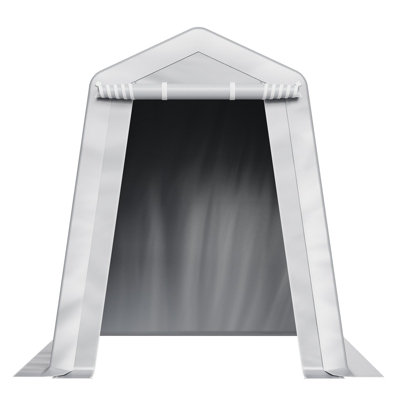Vevor Durable Outdoor Storage Shed 6x6ft Waterproof Canopy with Roll-up ...