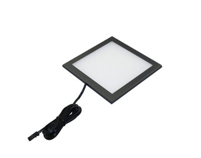 VEW Slim square panel light Black NW