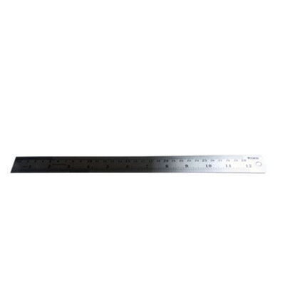 VEWERK BY BERGEN 12" 300mm LONG STAINLESS STEEL RULER B2722 | DIY at B&Q