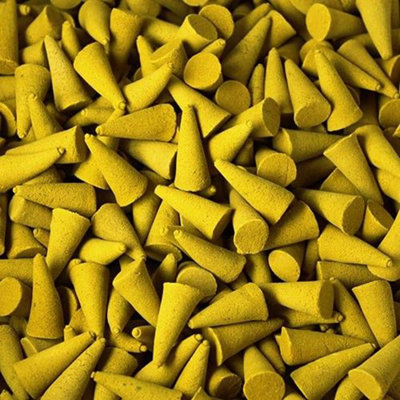 Vibrant Lemon Incense Cones - 850 pcs Box