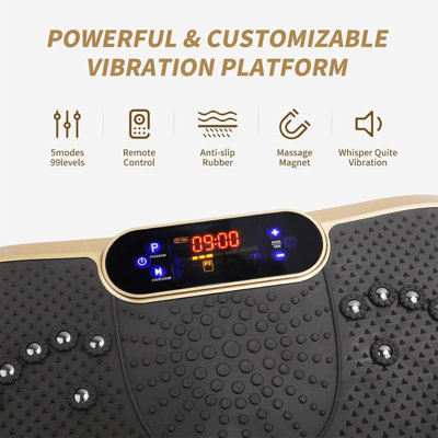 Vibration Plate Exercise Machine for Lymphatic Drainage Weight Loss ...