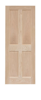 Victorian 4 Panel Oak Panel Door 2040 x 726mm | DIY at B&Q