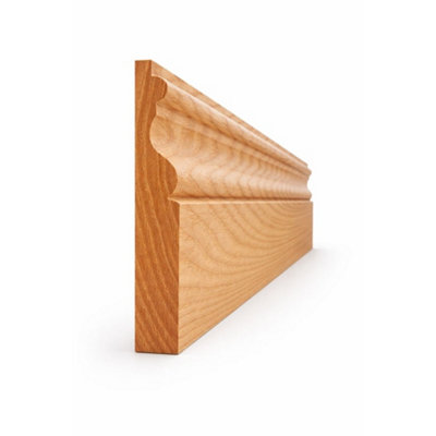 Victorian American Ash Skirting Board (Oiled) - 70mm (H) x 19mm (T) x ...