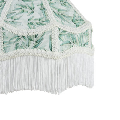 Victorian Empire Handmade Lamp Shade with Emerald Green Leaves and ...