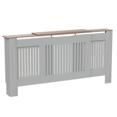 Vida Designs Arlington Adjustable Radiator Cover, Grey