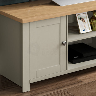 Vida Designs Arlington Grey 2 Door TV Unit Stand