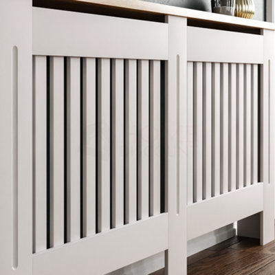 Vida Designs Arlington Large White MDF Radiator Cover