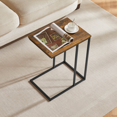 Vida Designs Brooklyn Side Table, Dark Wood