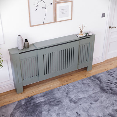 Vida Designs Chelsea Adjustable Grey Radiator Cover