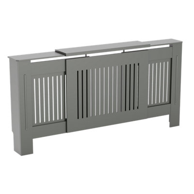 Vida Designs Chelsea Adjustable Grey Radiator Cover