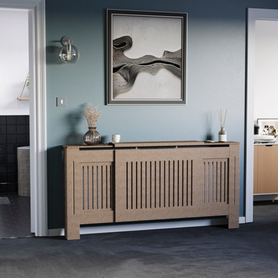 Vida Designs Chelsea Adjustable Radiator Cover, Unfinished