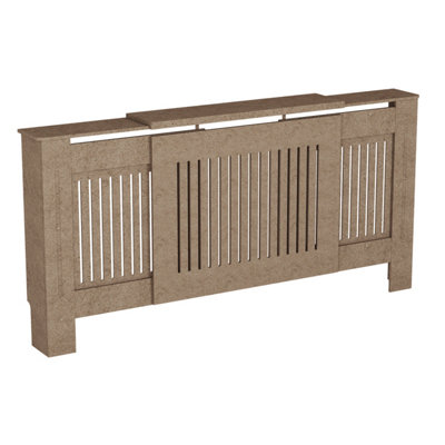 Vida Designs Chelsea Adjustable Radiator Cover, Unfinished