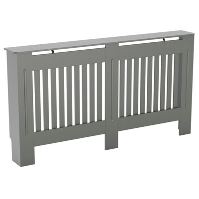 Vida Designs Chelsea Large Grey Radiator Cover