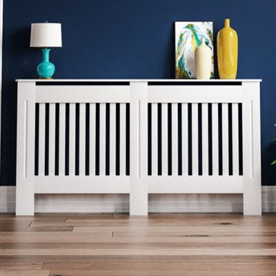 Vida Designs Chelsea Large White MDF Radiator Cover | DIY at B&Q