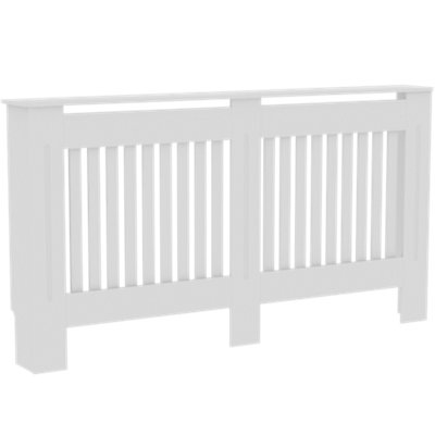 Vida Designs Chelsea Large White MDF Radiator Cover