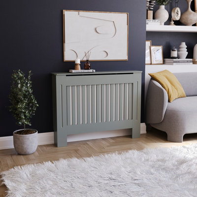 Vida Designs Chelsea Medium Grey Radiator Cover
