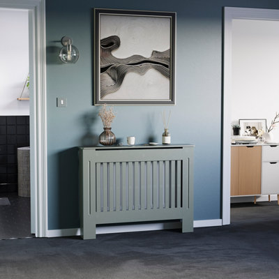 Vida Designs Chelsea Medium Grey Radiator Cover