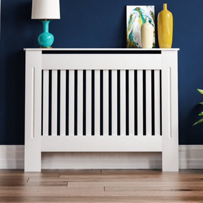 Vida Designs Chelsea Medium White MDF Radiator Cover | DIY at B&Q
