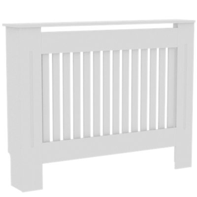 Vida Designs Chelsea Medium White MDF Radiator Cover