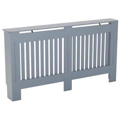 Vida Designs Chelsea Radiator Cover, Dark Grey, Large