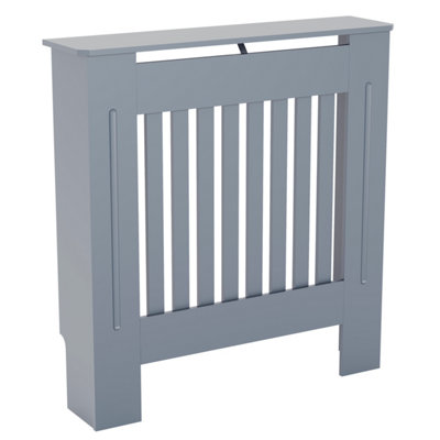 Vida Designs Chelsea Radiator Cover, Dark Grey, Small