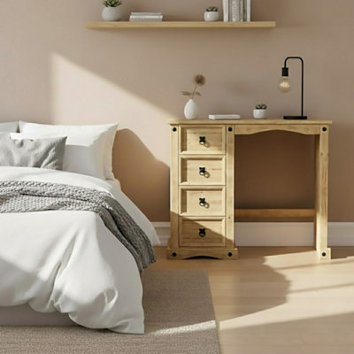 Vida Designs Corona Solid Pine 4 Drawer Dressing Table