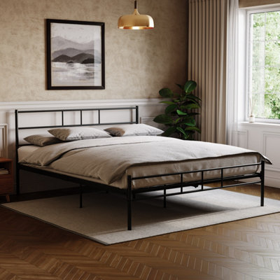 Vida Designs Dorset Black 5ft King Size Bed Frame