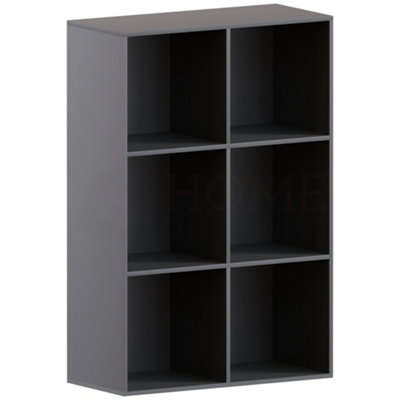 Vida Designs Durham Black 2x3 Cube Storage Unit Bookcase Storage Organiser