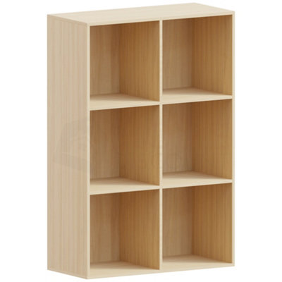 Vida Designs Durham Oak 2x3 Cube Storage Unit Storage Unit Bookcase ...