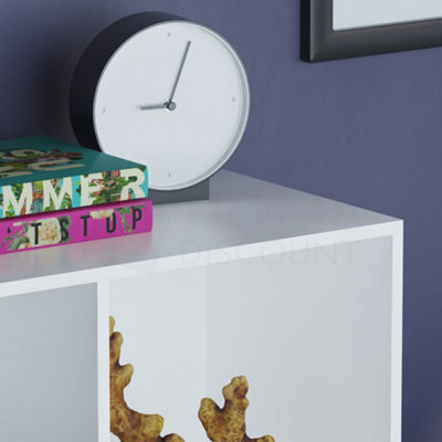 Vida Designs Durham White 2x2 Cube Storage Unit Bookcase Organiser