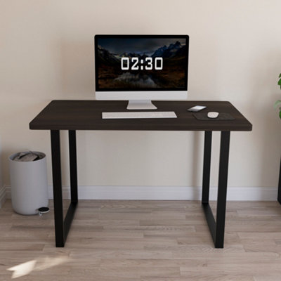 Vida Designs Gaming Desk With U Shape Legs, Walnut