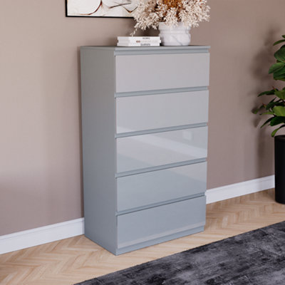 B&q chest of drawers grey store