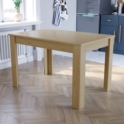 Vida Designs Medina Oak 4 Seater Dining Table