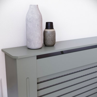 Vida Designs Milton Extra Large Grey MDF Radiator Cover