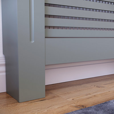 Vida Designs Milton Extra Large Grey MDF Radiator Cover