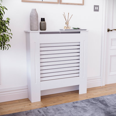 Vida Designs Milton Small White MDF Radiator Cover