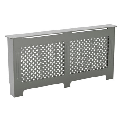 Vida Designs Oxford Extra Large Grey Radiator Cover
