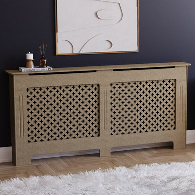 Vida Designs Oxford Extra Large Unfinished MDF Radiator Cover