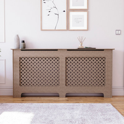 Vida Designs Oxford Extra Large Unfinished MDF Radiator Cover