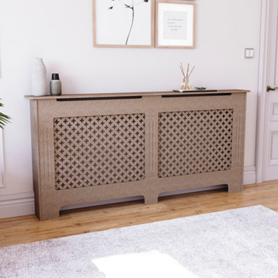 Vida Designs Oxford Extra Large Unfinished MDF Radiator Cover