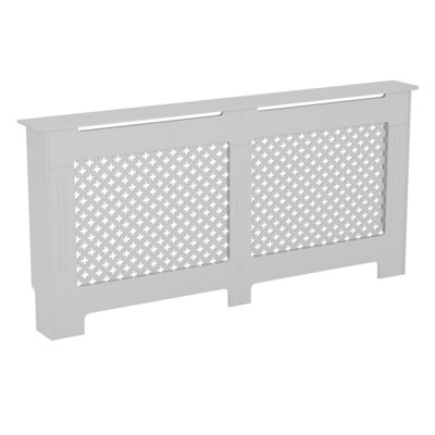 Vida Designs Oxford Extra Large White Radiator Cover