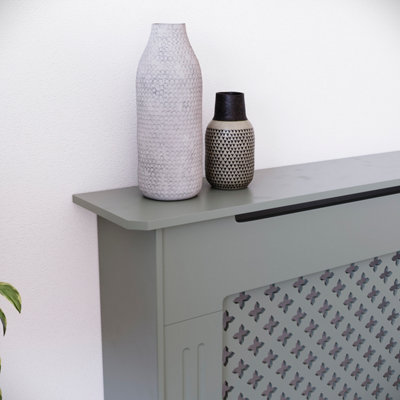 Vida Designs Oxford Large Grey Radiator Cover