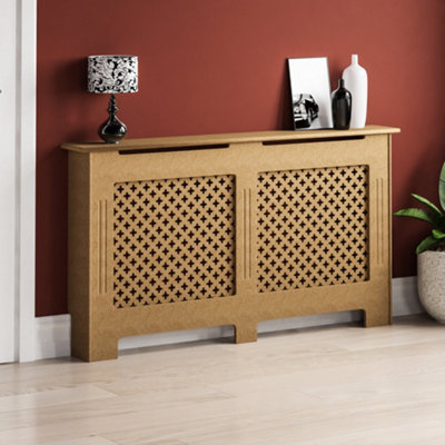 Vida Designs Oxford Large Unfinished MDF Radiator Cover | DIY at B&Q