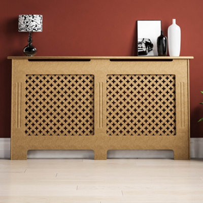 Vida Designs Oxford Large Unfinished MDF Radiator Cover | DIY at B&Q