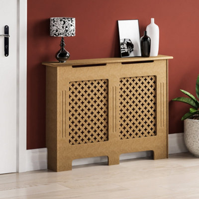 Vida Designs Oxford Medium Unfinished MDF Radiator Cover | DIY at B&Q