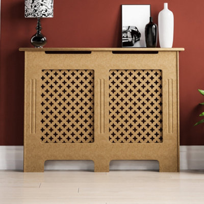 Vida Designs Oxford Medium Unfinished MDF Radiator Cover | DIY at B&Q