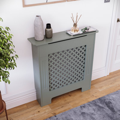 Vida Designs Oxford Small Grey Radiator Cover