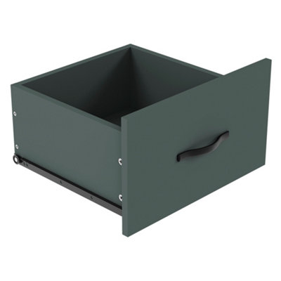 VIDA DESIGNS RIANO GREEN 3 DRAWER BEDROOM VANITY DRESSING TABLE