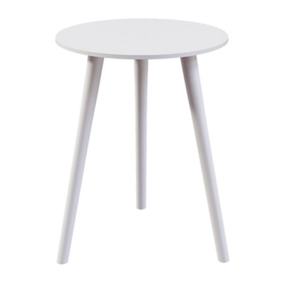 Vida Designs Round Side Table, White